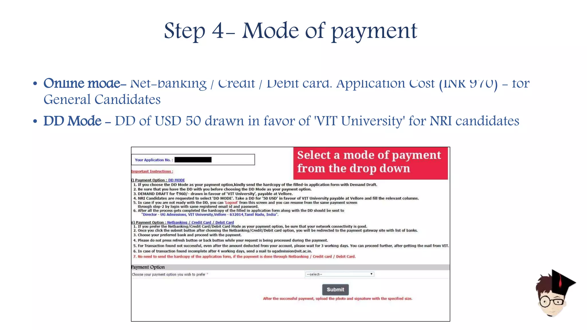 VIT Application Form | PPTX