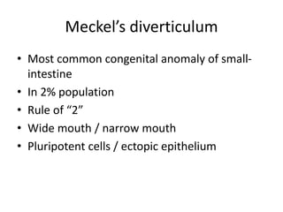 Vitello intestine duct anomalies | PPTX