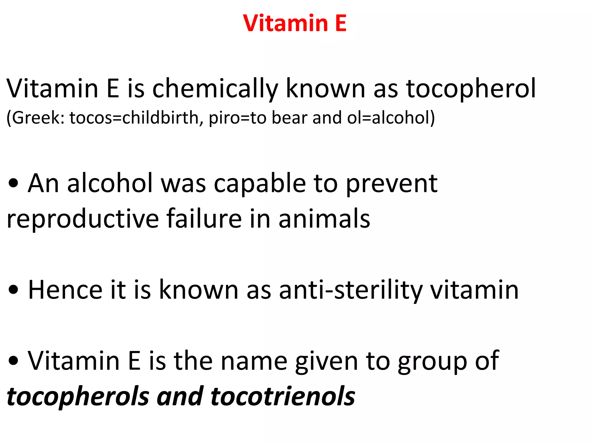 Vit E Dr TS | PDF