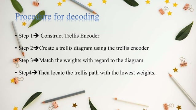 Viterbi Decoder Algorithm Pptx