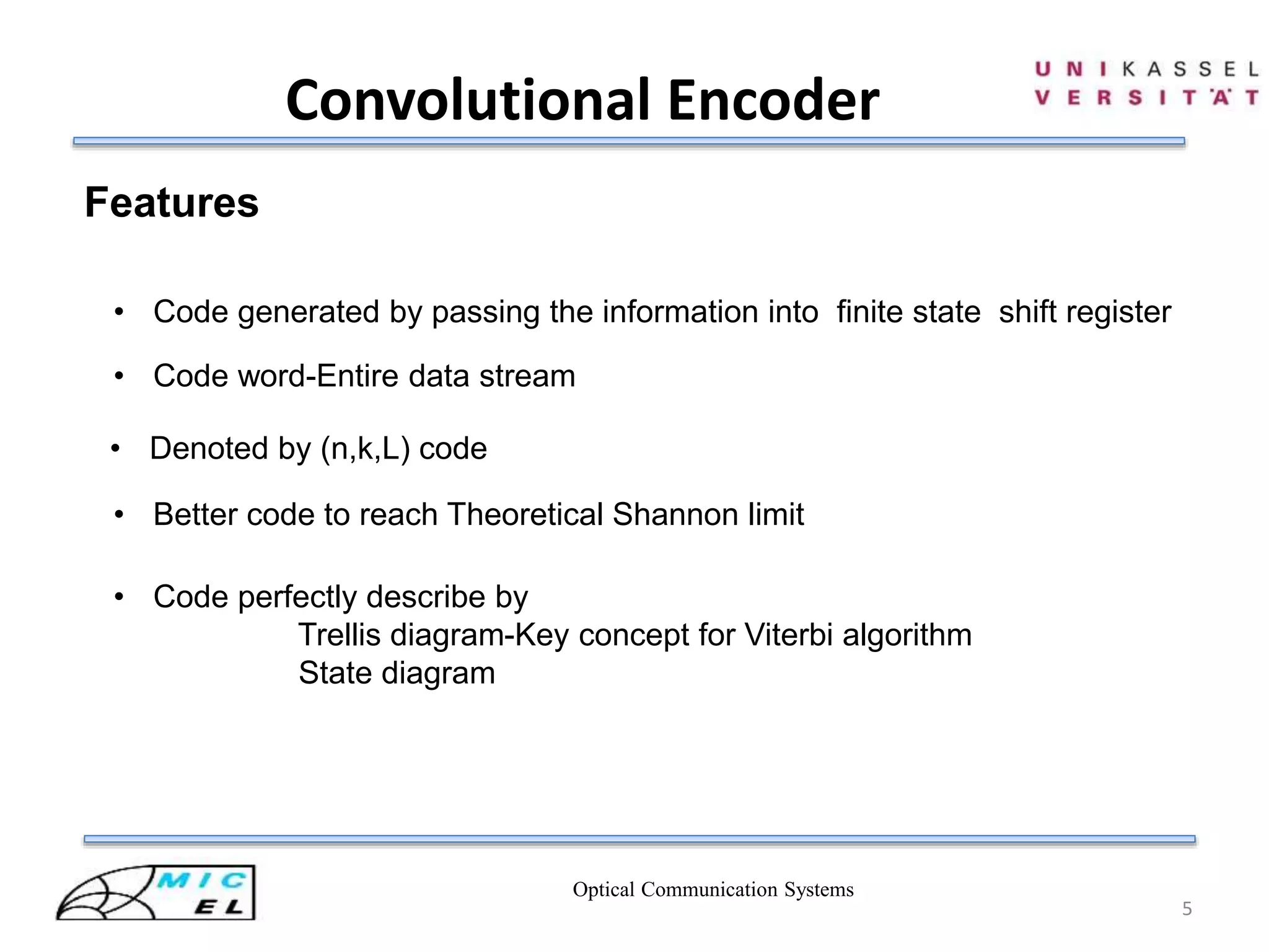 Viterbi decoder in optical comm system | PPT