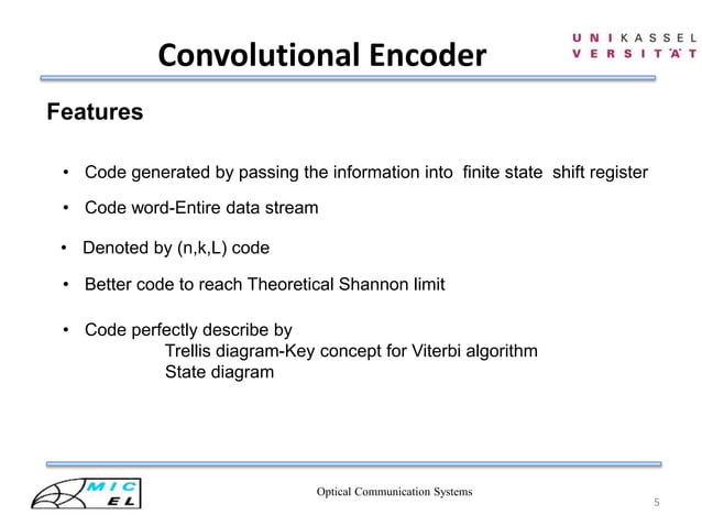 Viterbi decoder in optical comm system | PPT