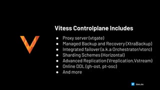 Vitess: Scalable Database Architecture - Kubernetes Community Days ...