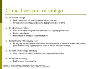 Vitiligo - clinical classification by Dr. George Tiplica | PDF