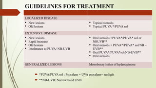 VITILIGO dermatology presentaion new pptx | PPTX