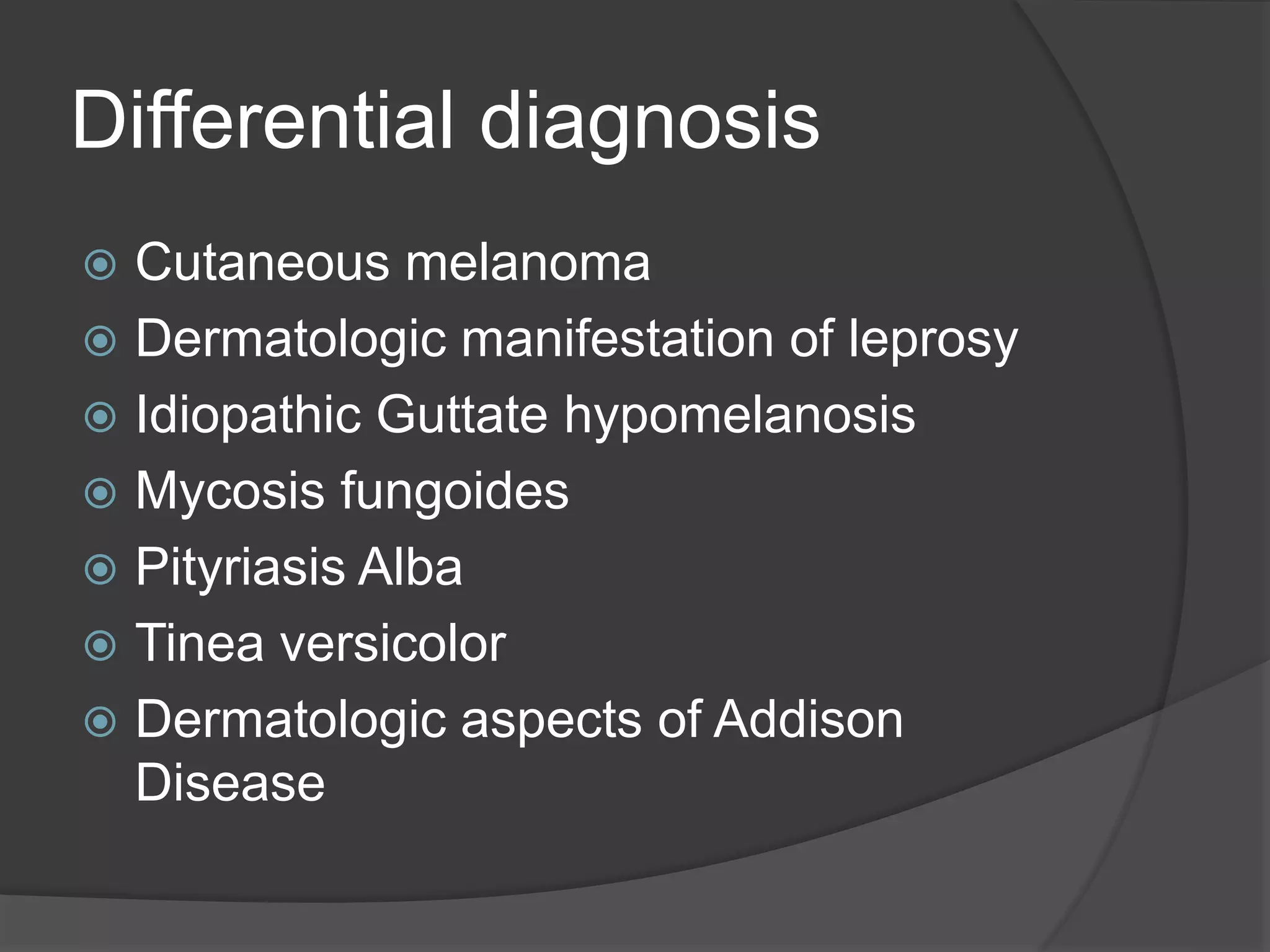 Vitiligo presentation | PPTX
