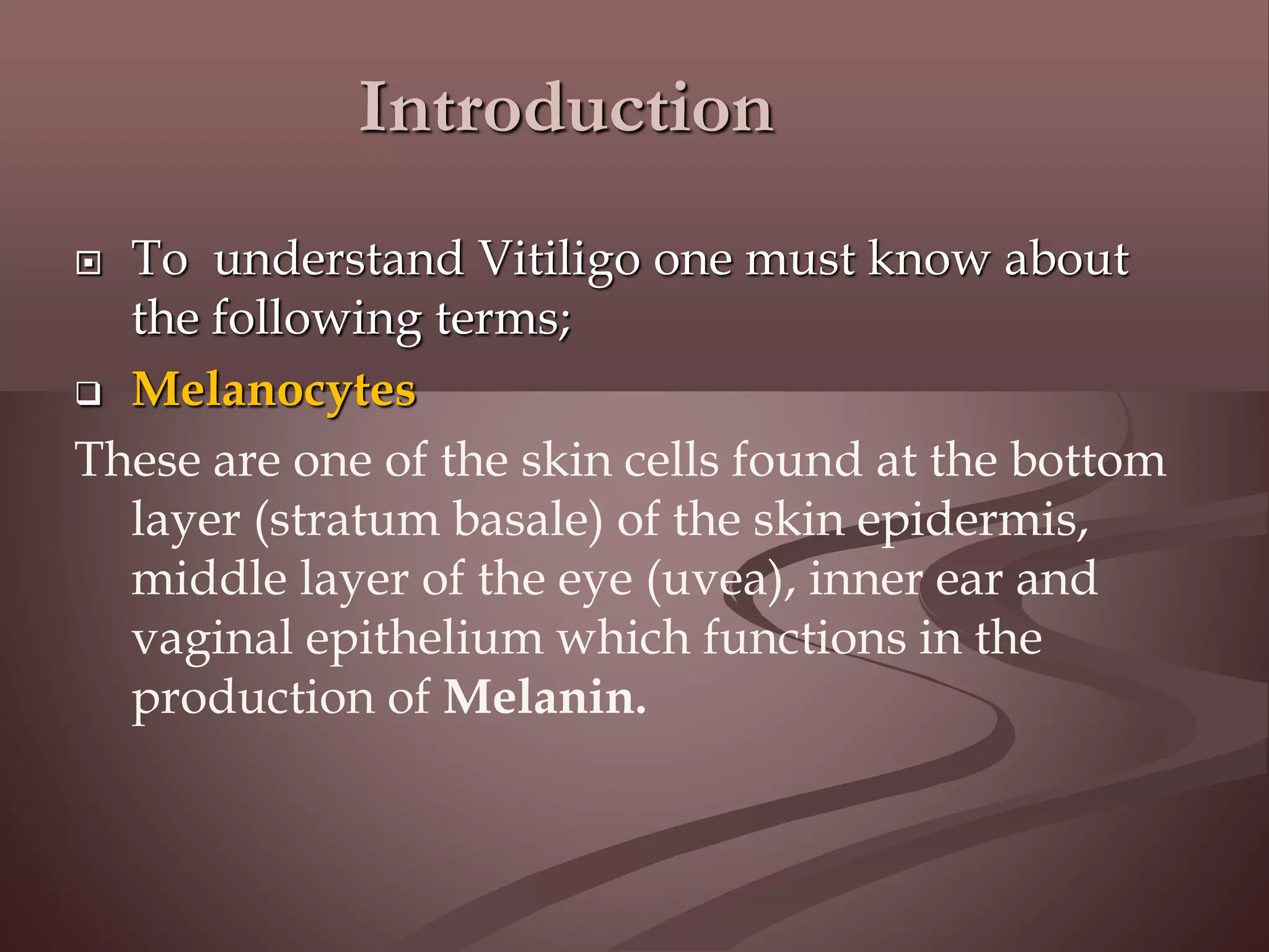 Vitiligo presentation | PPTX
