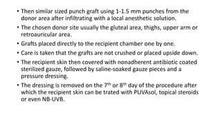Vitiligo surgries part 1.pptx