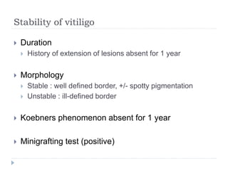 Vitiligo sx1 | PPTX