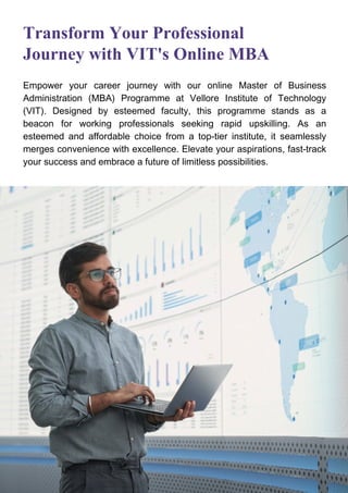 VIT_MBA_Brochure.pdf for the MBA aspirants who are looking for a bright ...