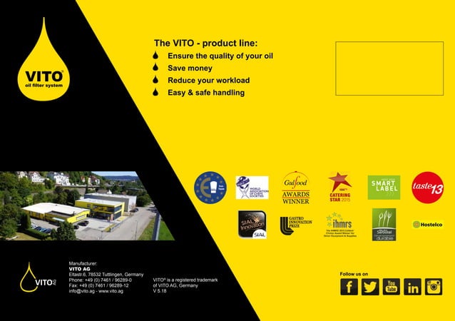 VITO oil filter system - Product brochure | PDF