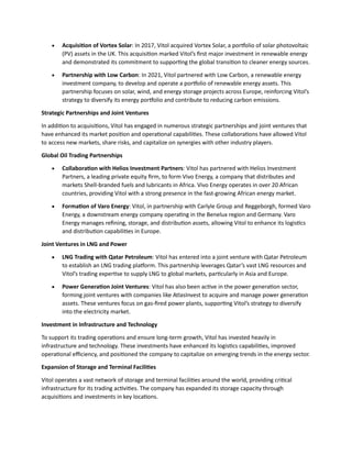 The Business of Energy: Spotlight on Vitol's Major Transactions | PDF