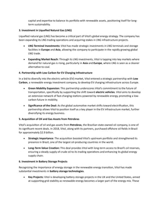 Vitol’s Most Influential Deals: A Guide to Its Global Reach | PDF