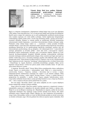 Ivan Lozica, prikaz Hoda kroz godinu by Vitomir Belaj | PDF