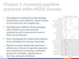 Assessing cognitive presence using automated learning analytics methods | PPT