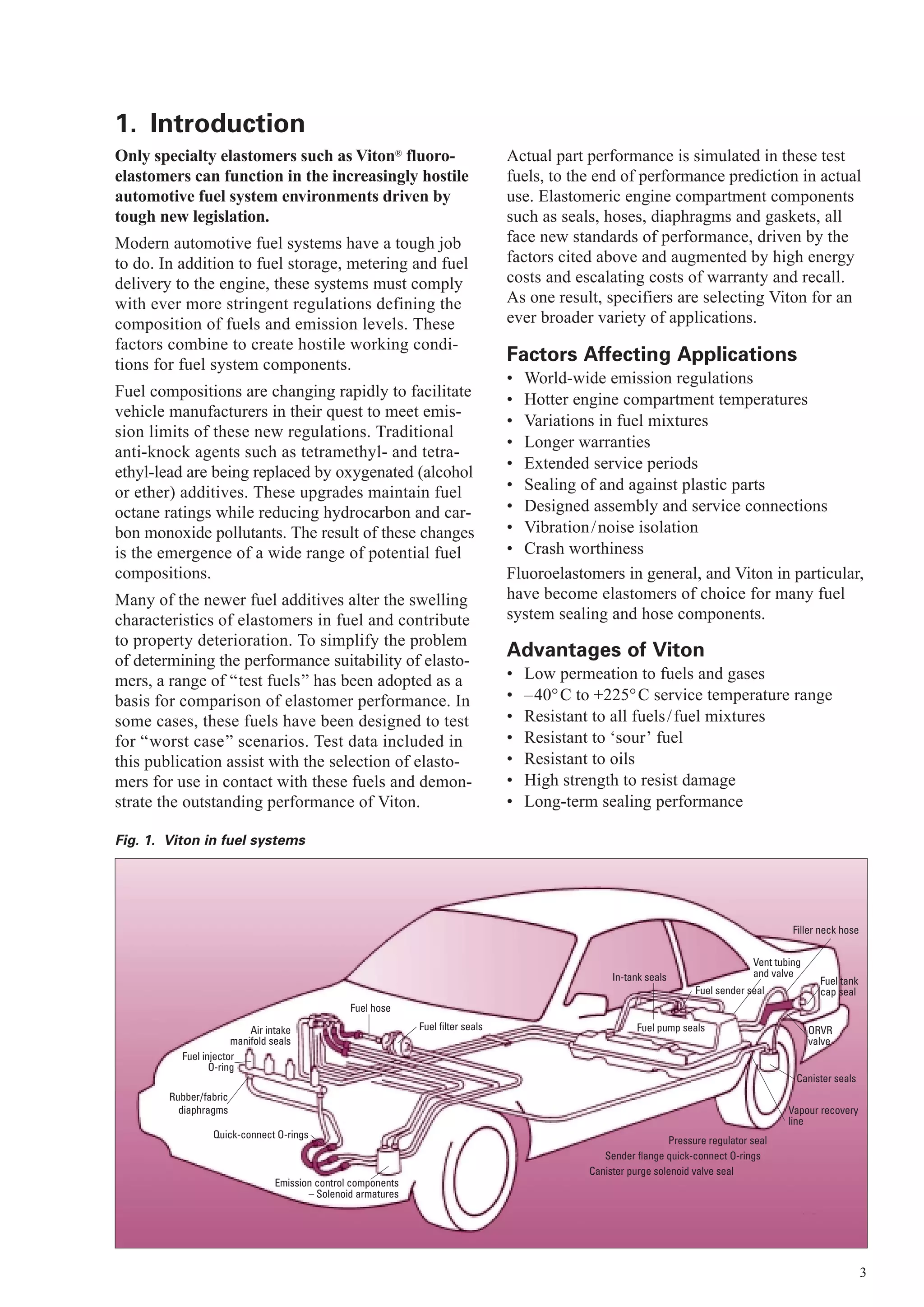 Viton excelling in modern automotive fuel systems | PDF