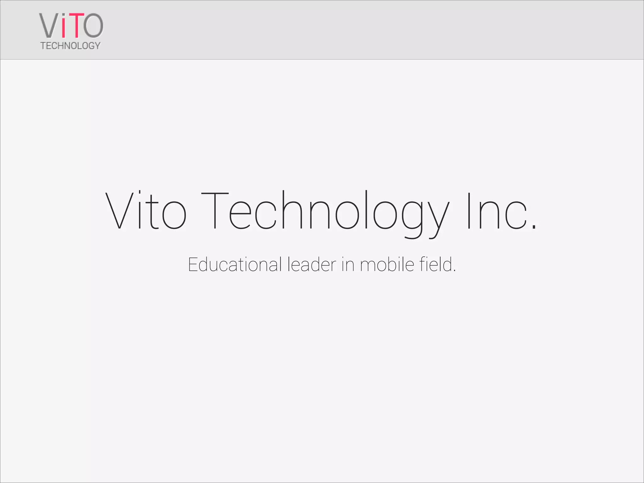 Vito tech proposal_file | PDF