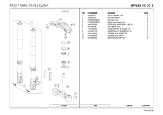 Vitpilen 701 2018 chassis | PPT