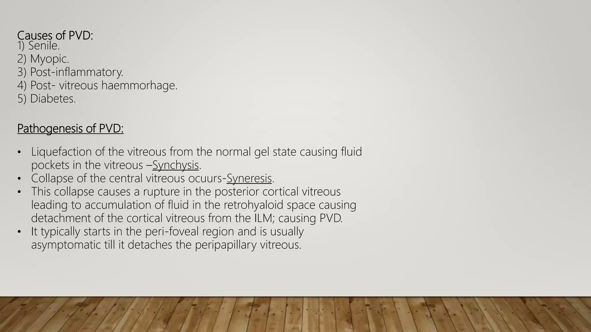 Vitreo macular interface disorder | PPTX