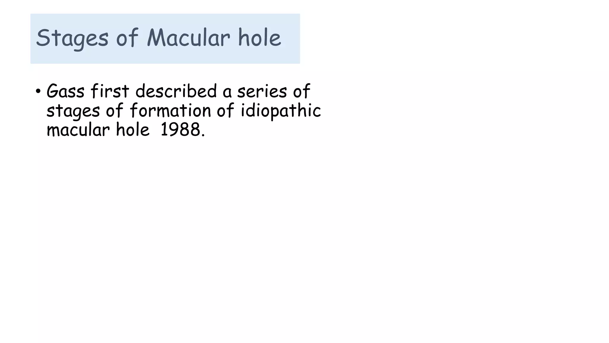 Vitreoretinal interface disorders | PPTX