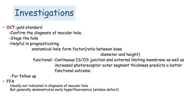 Vitreoretinal interface disorders | PPTX
