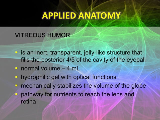 Vitreous | PPTX | Eye and Vision Conditions | Diseases and Conditions