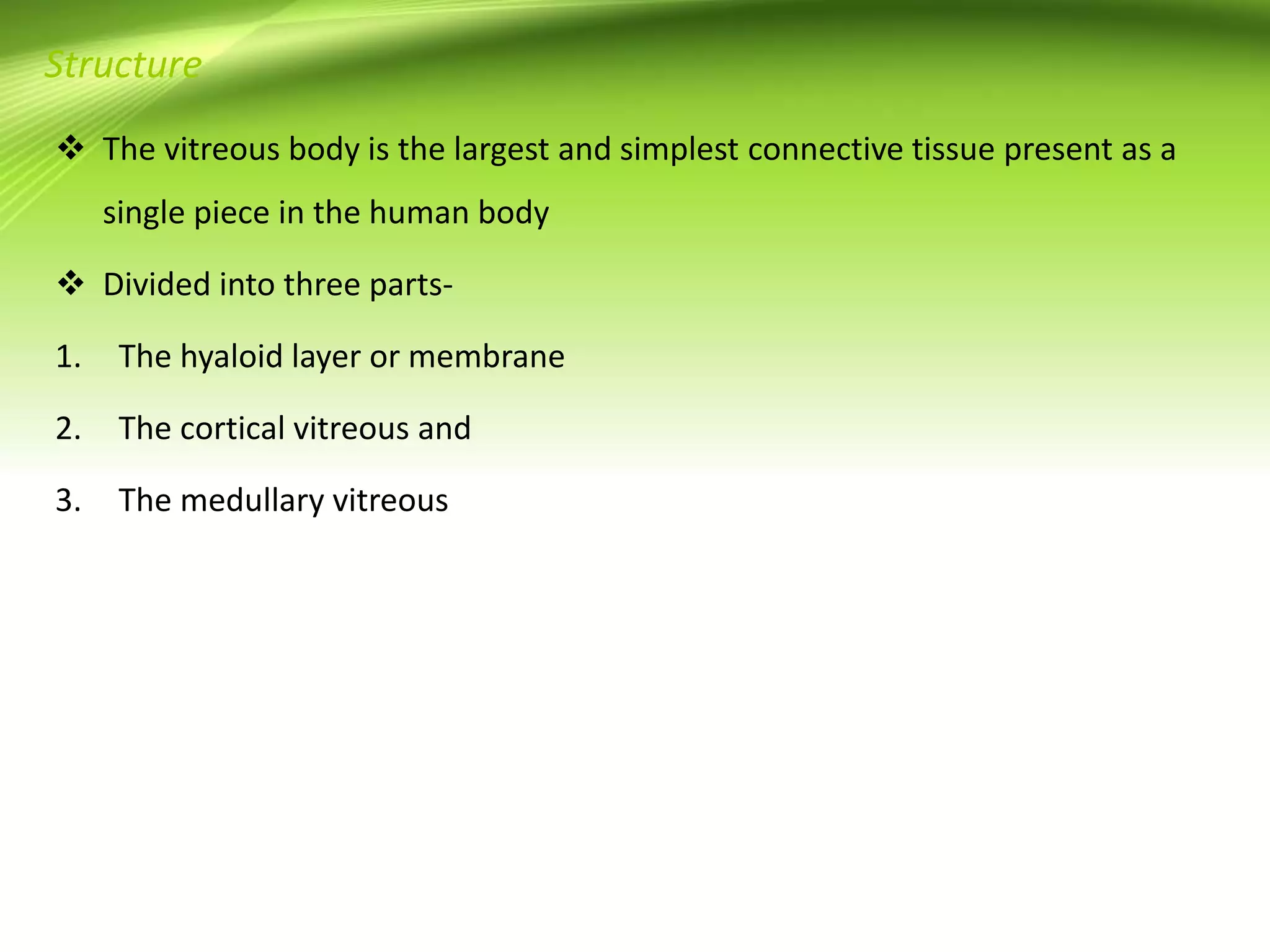 Vitreous humour in our eyeballs | PPTX