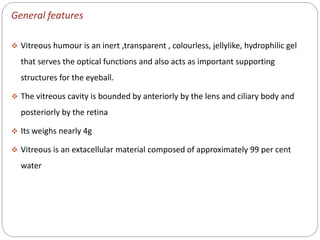 Vitreous humour | PPTX