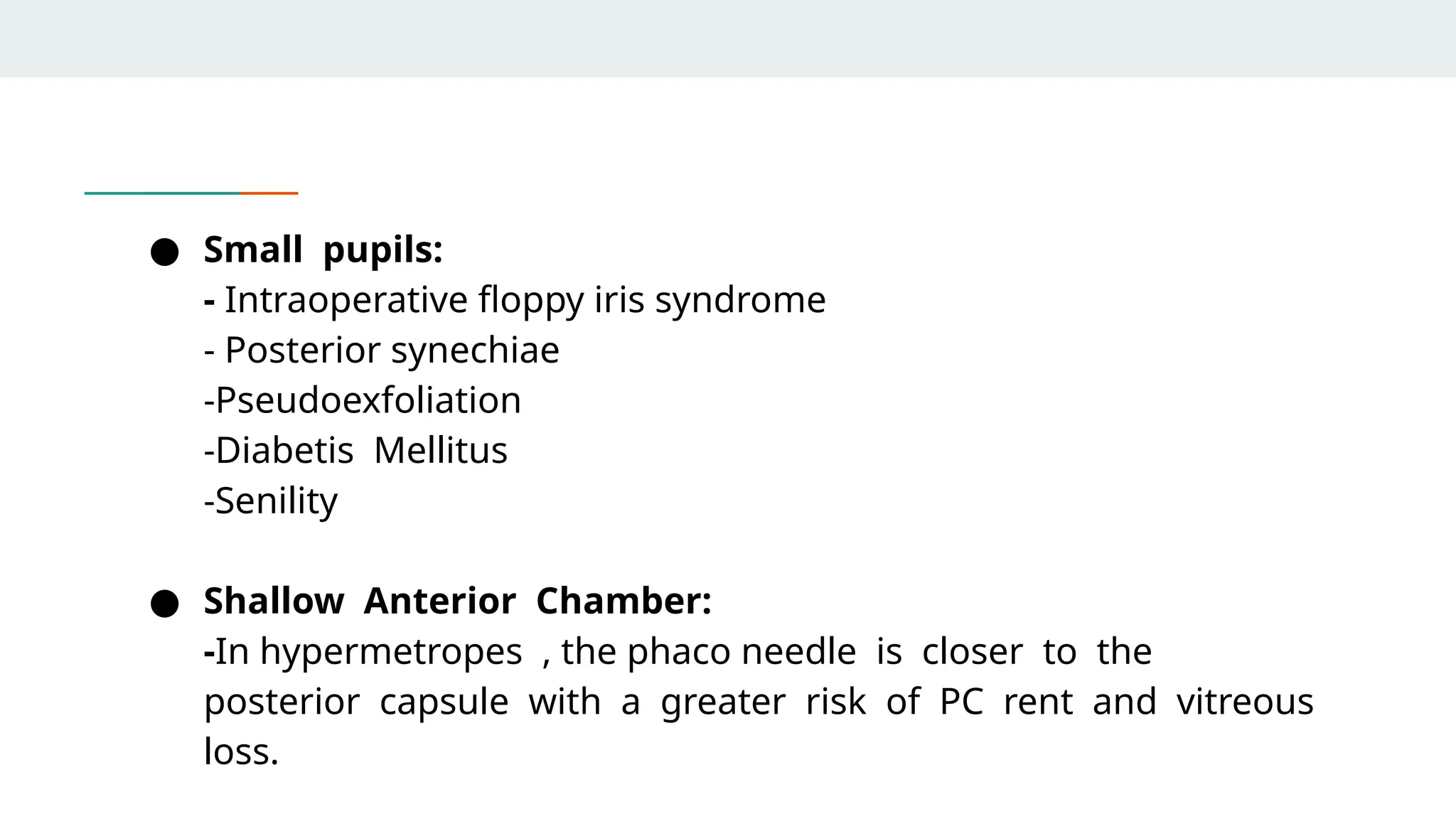 VITREOUS LOSS secondary to cataract surgery | PPTX