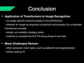 ViT (Vision Transformer) Review [CDM] | PDF