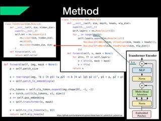 ViT (Vision Transformer) Review [CDM] | PPT