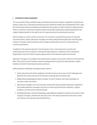 Vitria IoT Analytics Platform | PDF | Cloud Computing | Internet