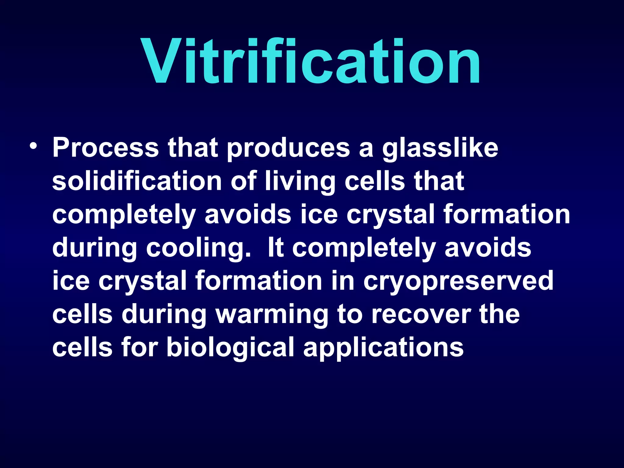 Vitrification of blastocyst stage embryos | PPT