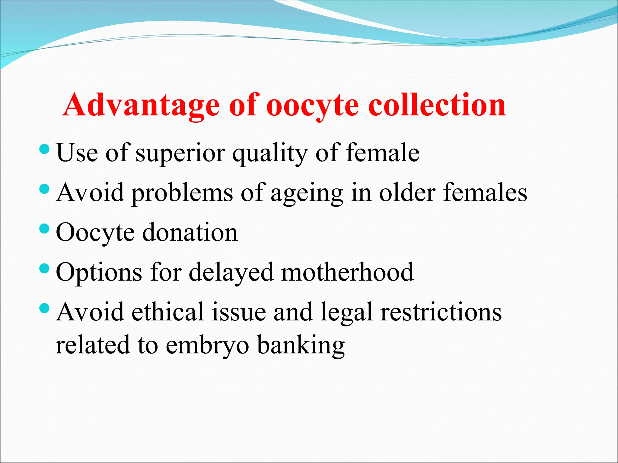 Vitrification of oocytes ppt | PPT