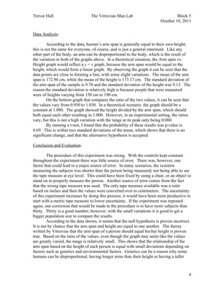 Vitruvian man lab trevor | DOC