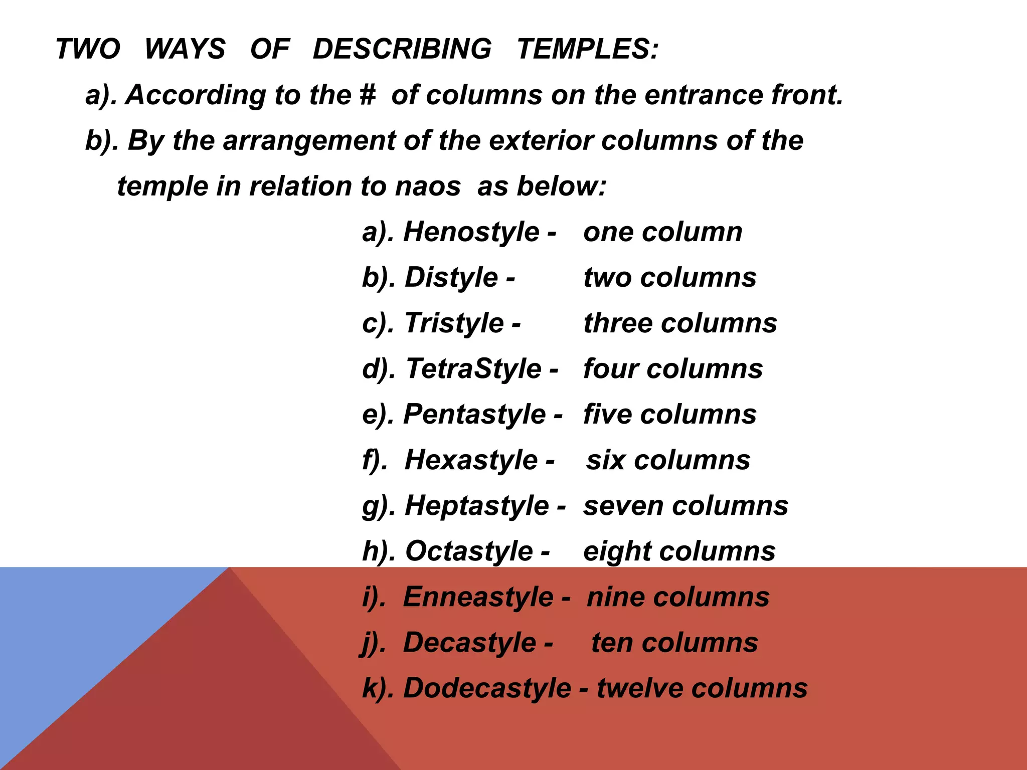 THEORY: Greek Architecture | PPTX | Design | Fine Art