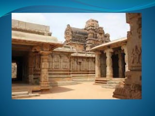 Vittala swami temple vijayanagara architecture (dravidian style). | PPTX
