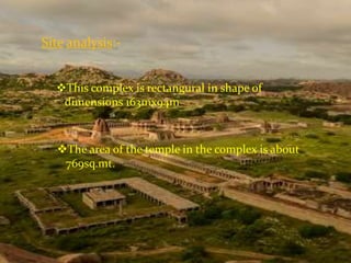 Vittala swami temple vijayanagara architecture (dravidian style). | PPTX