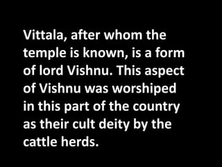 Vitthala Temple | PPTX