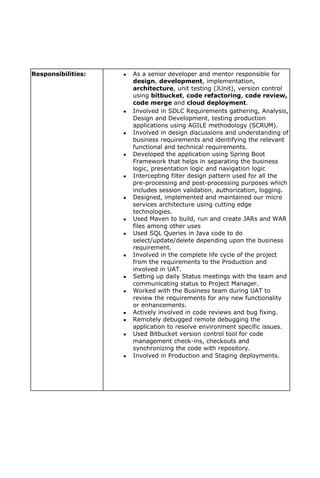 Vitthal Shirke Java Microservices Resume.pdf | Web Development | Internet