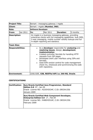 Vitthal Shirke Java Microservices Resume.pdf | Web Development | Internet