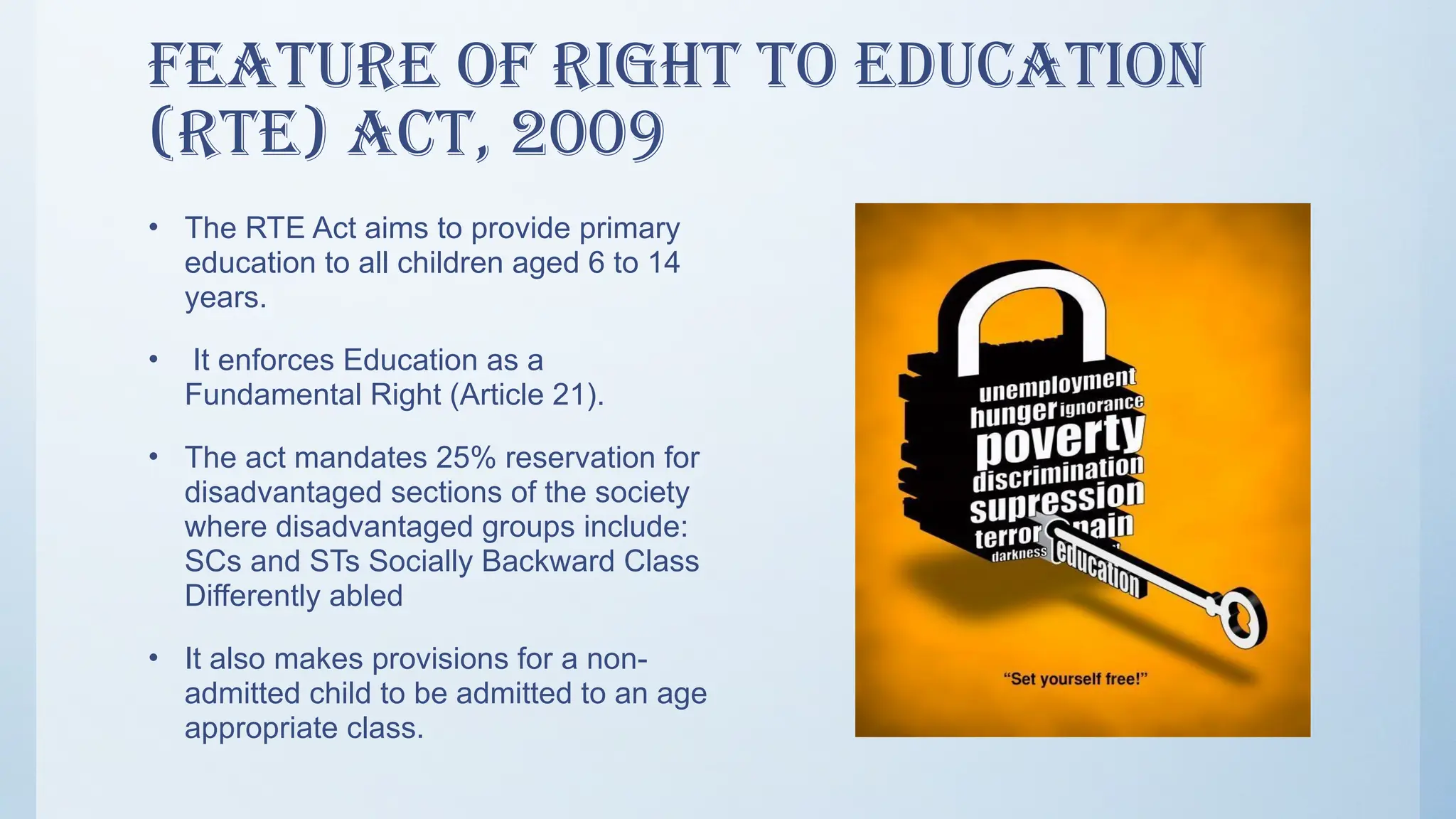 Vitthal Yadav Presentation right to education | PPT