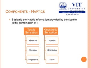 HAPTIC TECHNOLOGY | PPT