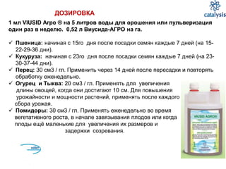 Виусид Агро (VIUSID AGRO) — Стимулятор роста растений | PPTX