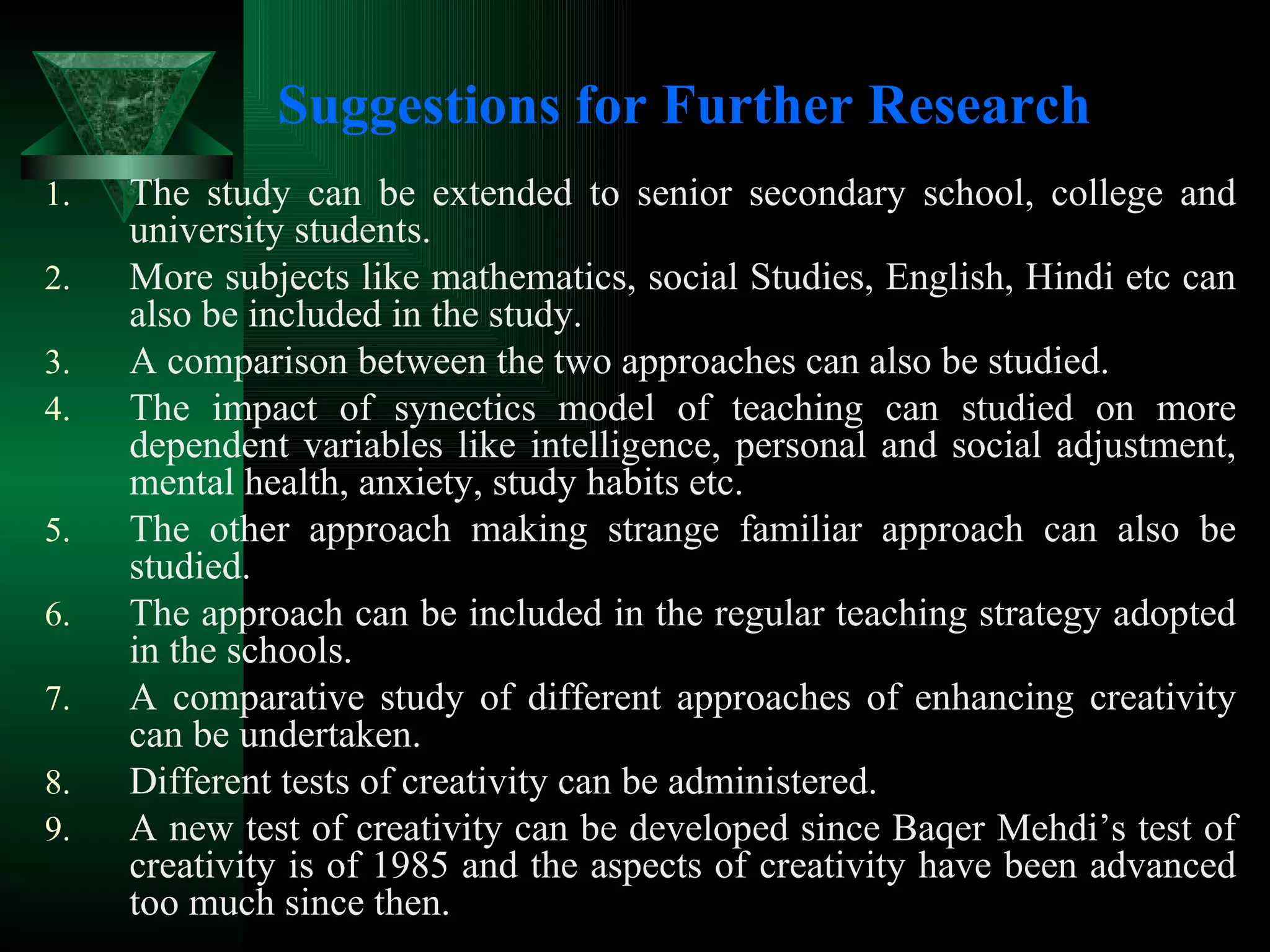 "MFS appraoach of Synectics Model | PPT