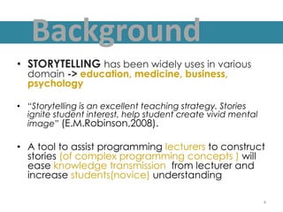 The Uses of Storytelling In Simplifying the Complex Concept in ...
