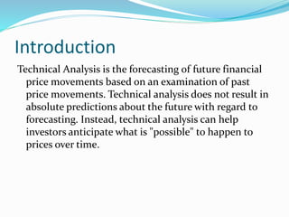 Equity analysis Based on technical analysis of stocks | PPTX