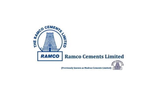 THE RAMCO CEMENT LTD. | PPTX