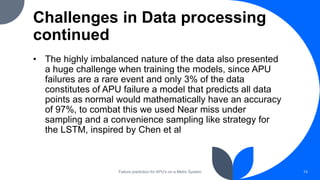 Failure Prediction for APU on a Metro System | PPT