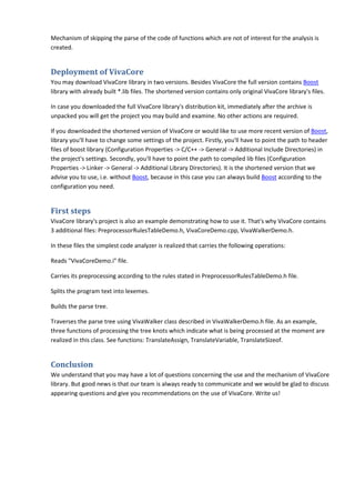 VivaCore - Quick Start | PDF